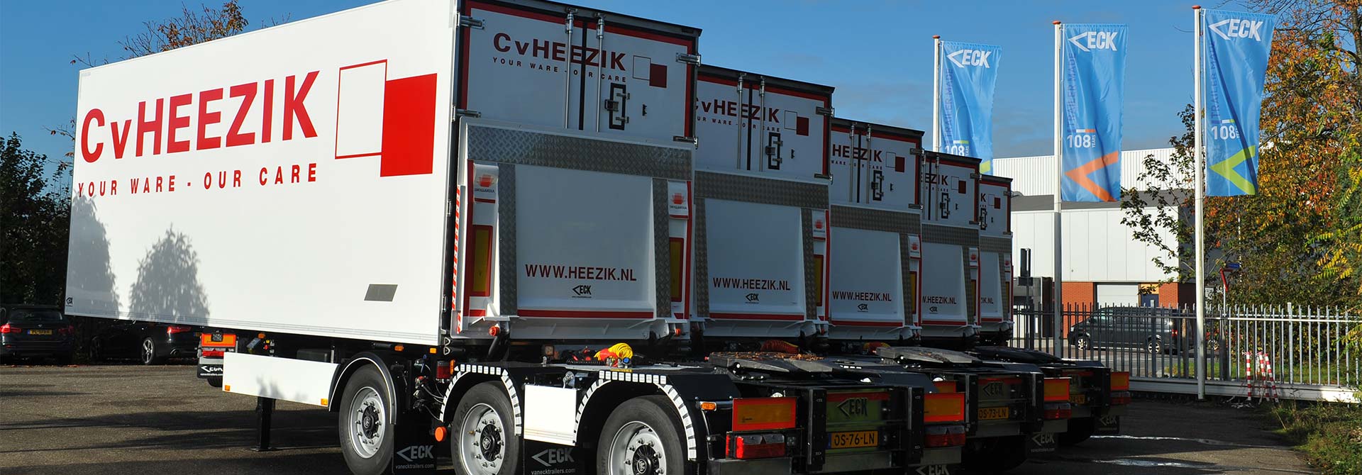 Van Eck Delivers Five Link Trailers to Van Heezik – Van Eck Trailers